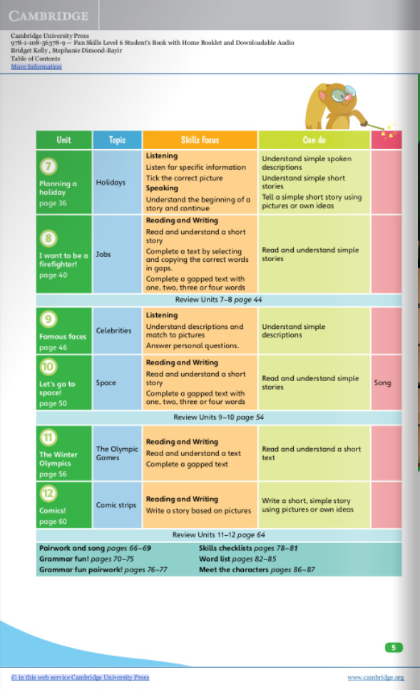 Fun Skills Level 6 Student's Book With Home Booklet And Downloadable ...