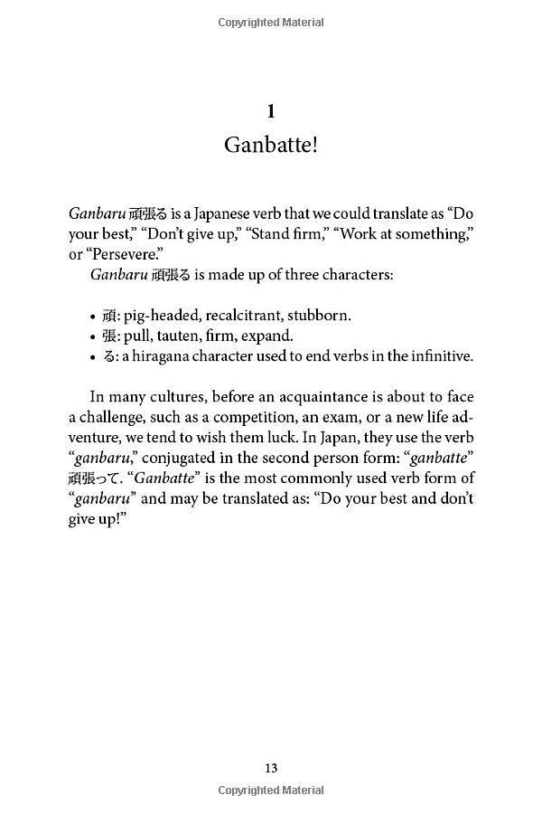 Ganbatte!: The Japanese Art Of Always Moving Forward - FAHASA.COM