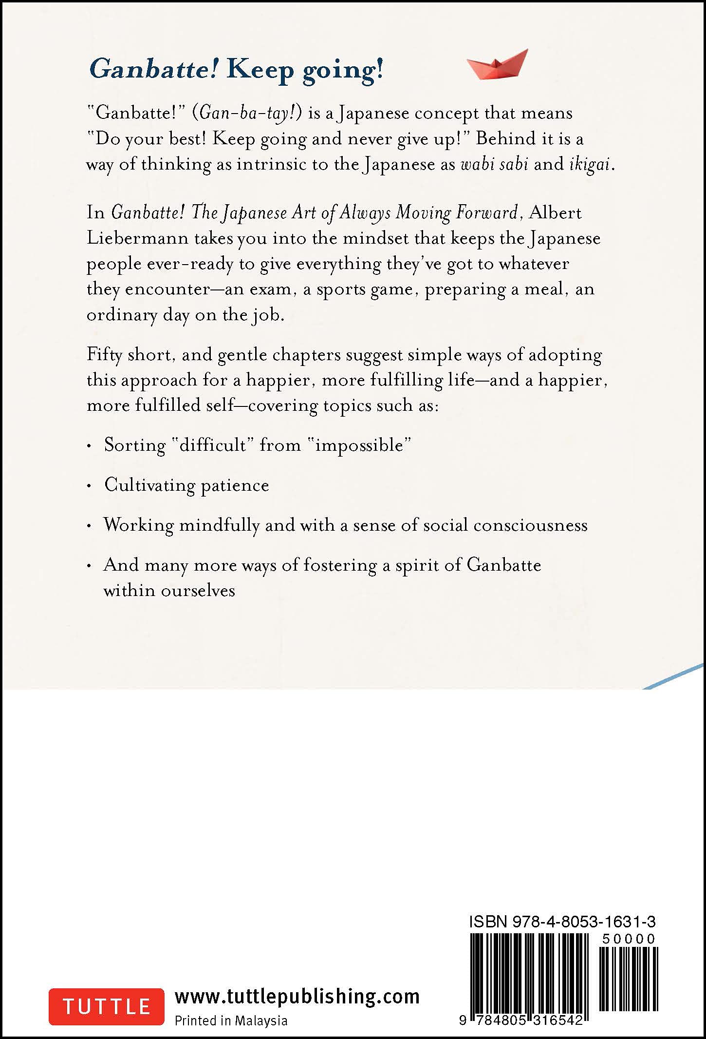 Ganbatte!: The Japanese Art Of Always Moving Forward - FAHASA.COM