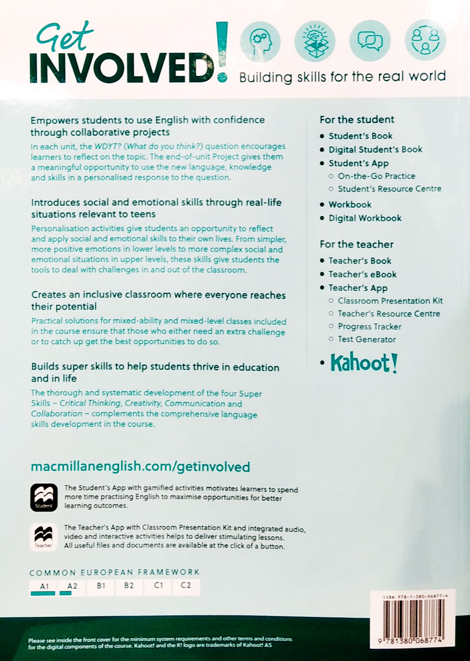 Get Involved! A1+ Workbook and Digital Workbook - FAHASA.COM