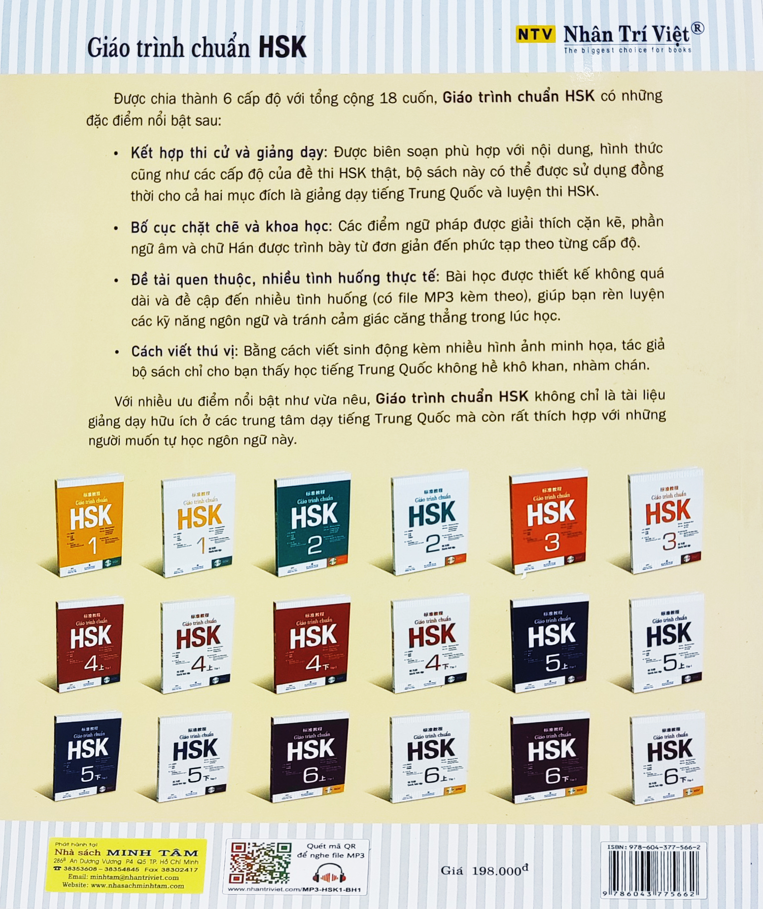 Sách Giáo Trình Chuẩn HSK 1 (Tái Bản 2023) - FAHASA.COM