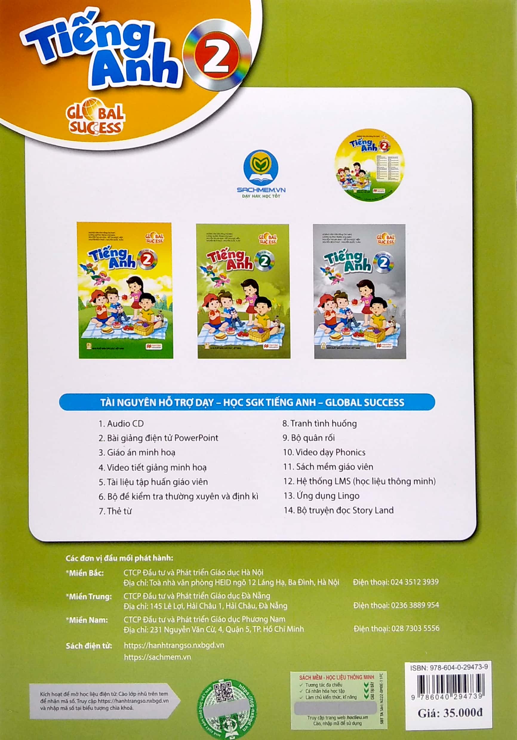 Sách Global Success - Tiếng Anh Lớp 2 - Sách Bài Tập - FAHASA.COM