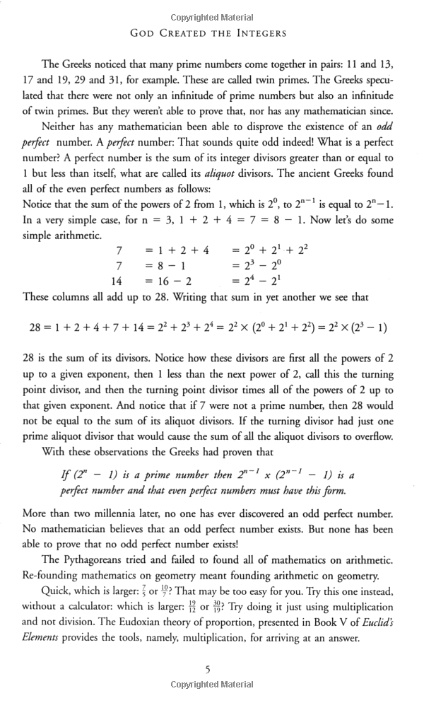 God Created the Integers: The Mathematical Breakthroughs That Changed ...