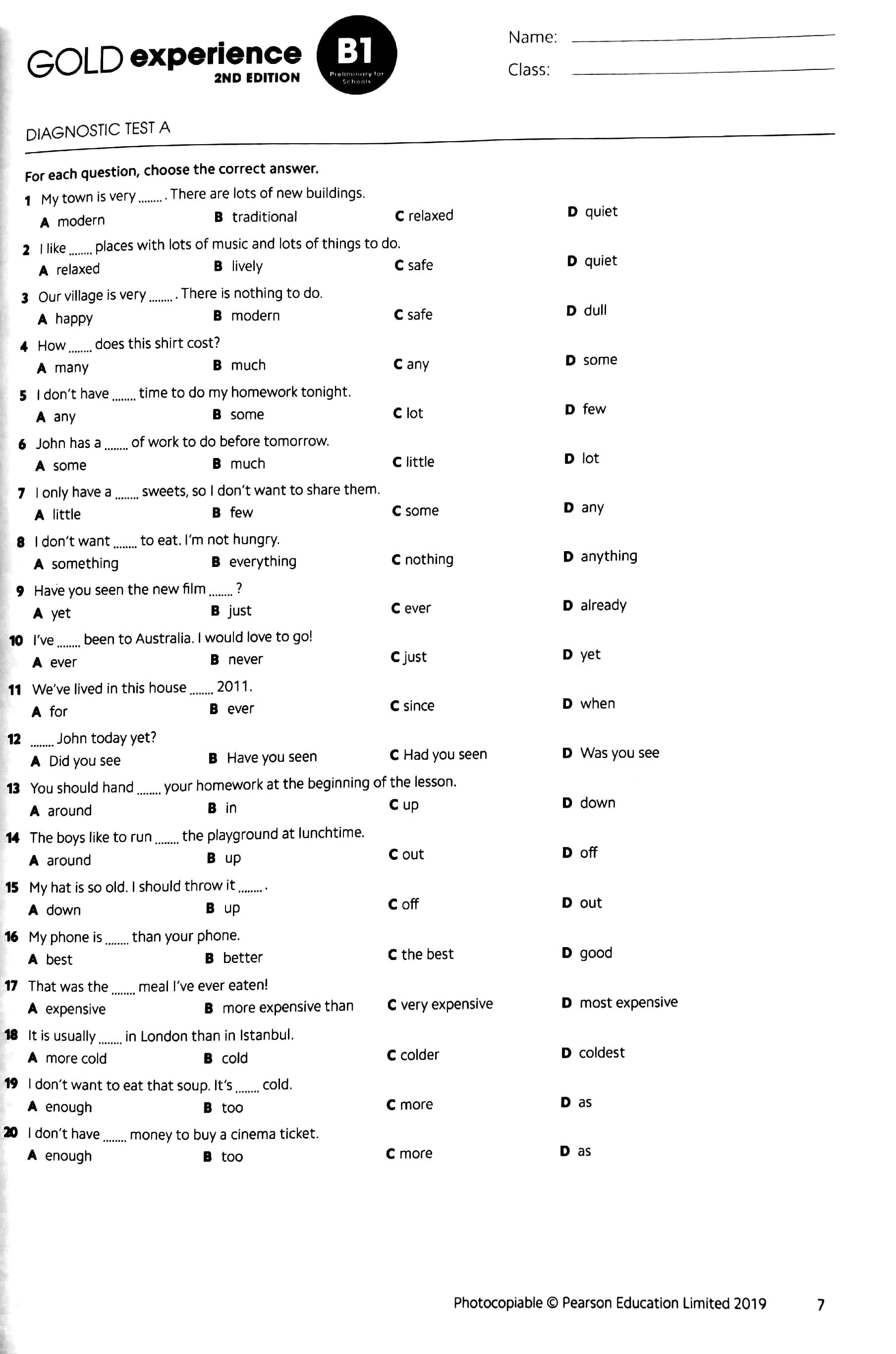 Gold Experience 2nd Edition Teacher's Resource Book Level B1 - FAHASA.COM