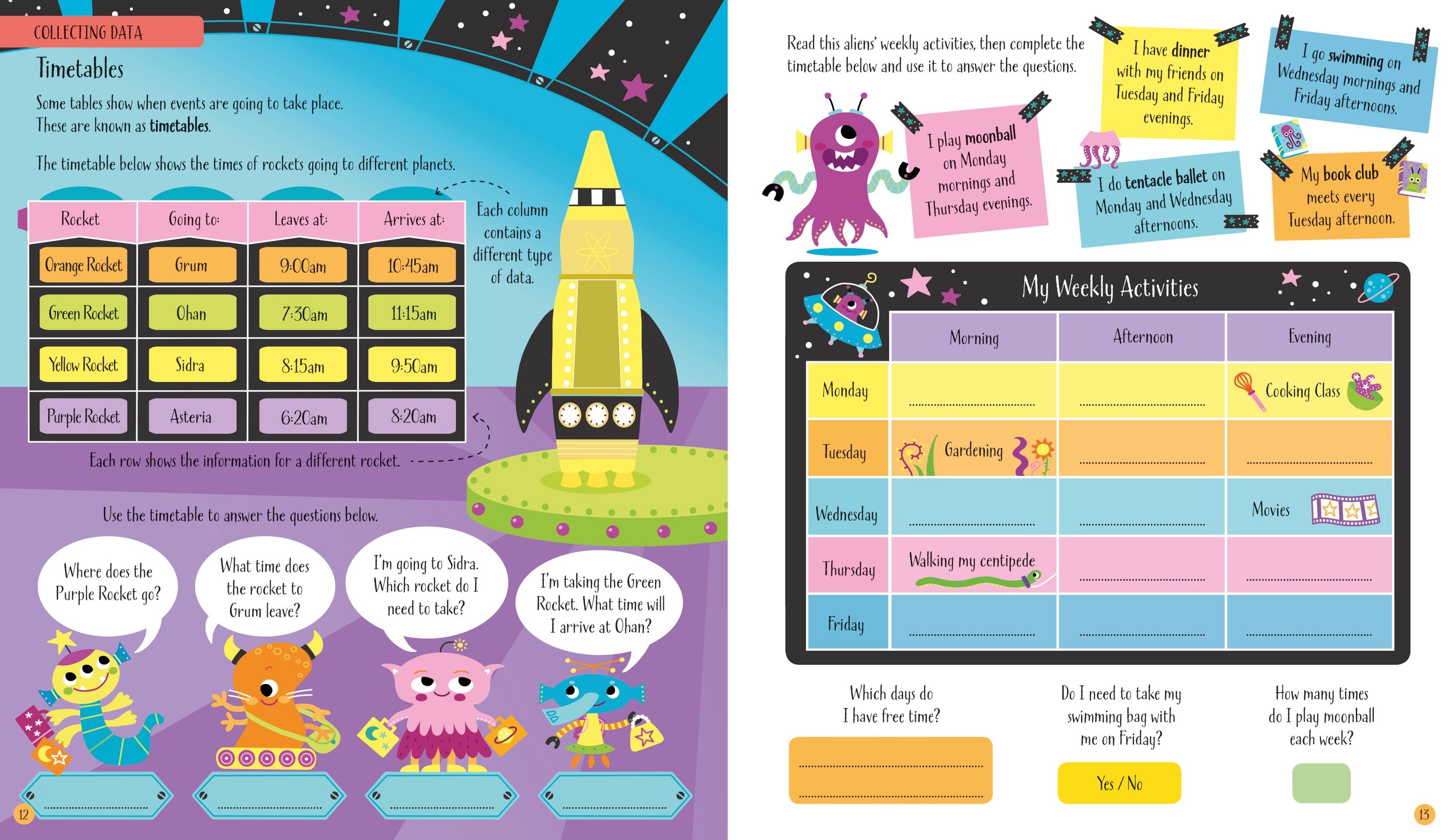 Graphs And Charts Activity Book