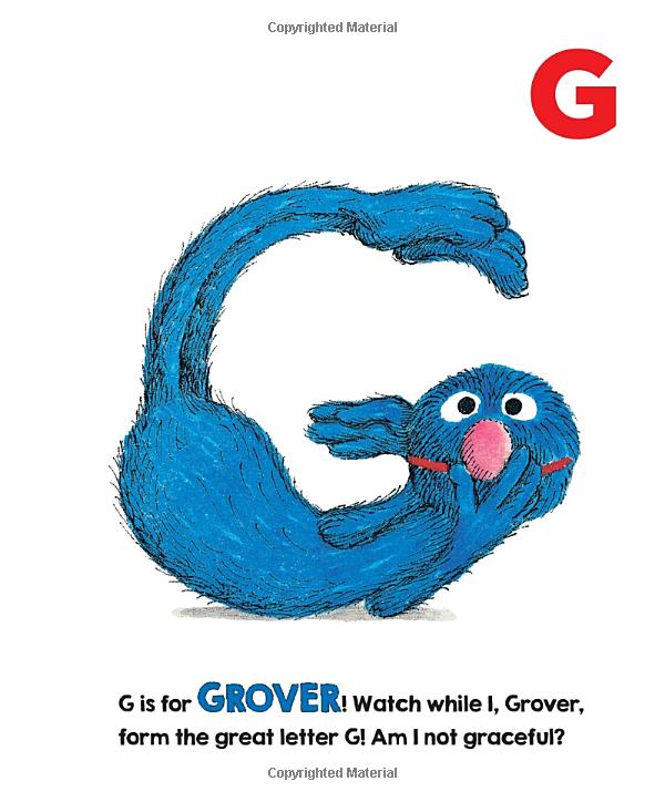 Grover's Own Alphabet: Sesame Street (Little Golden Book)