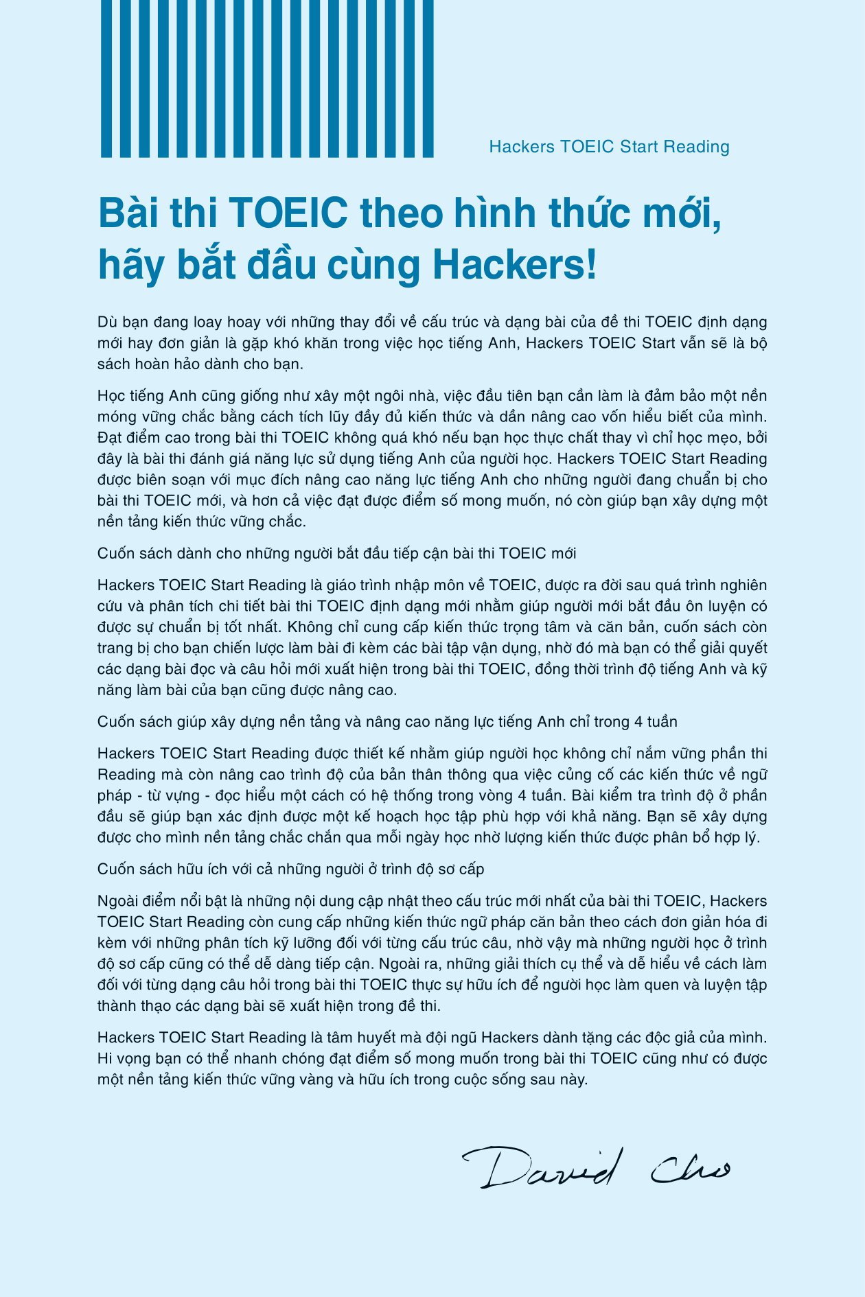Hackers Toeic Start Reading - 30 Phút Tự Học Toeic Mỗi Ngày PDF - YDS.EDU.VN