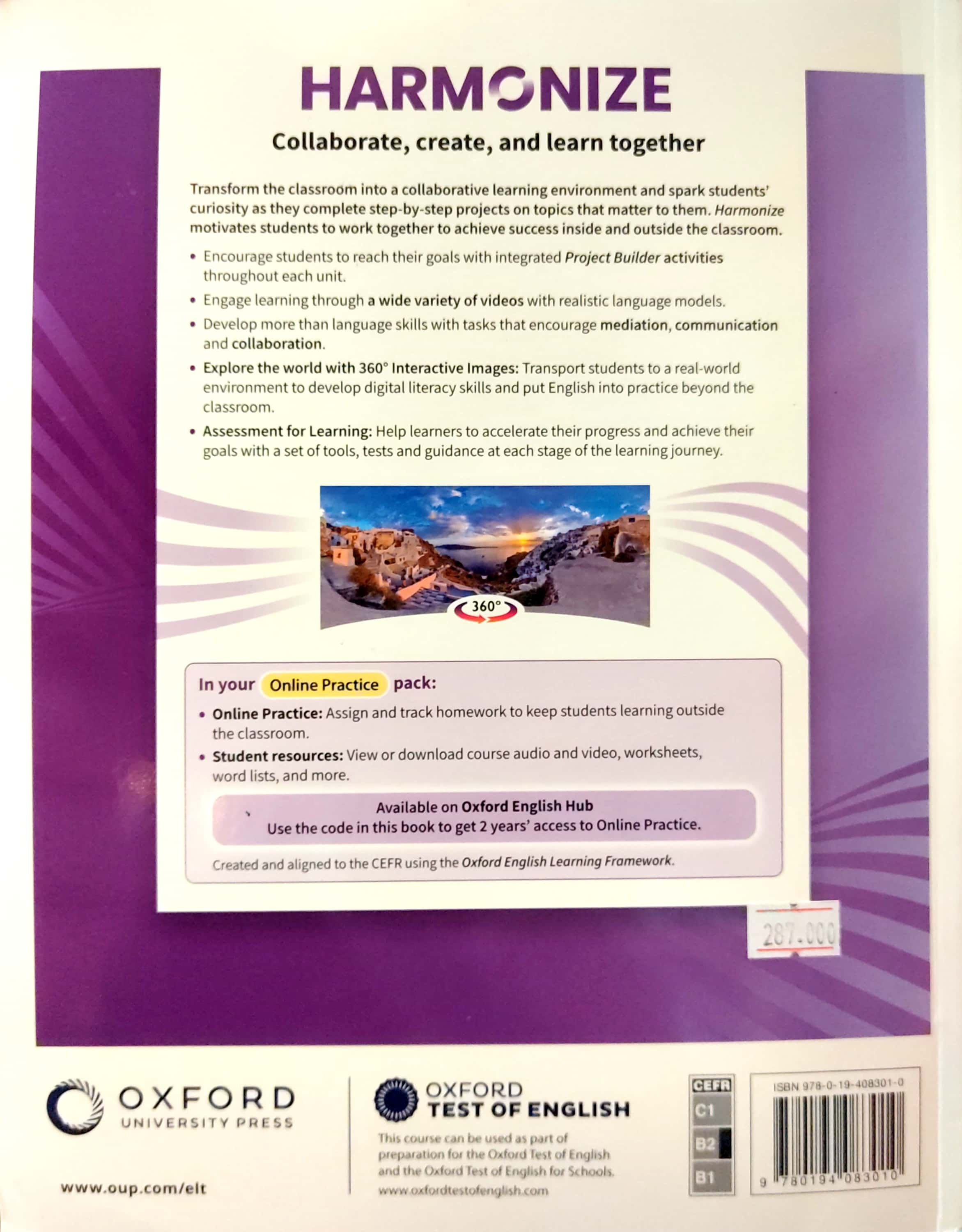 Harmonize 5 Student Book With Online Practice B2 Level - FAHASA.COM