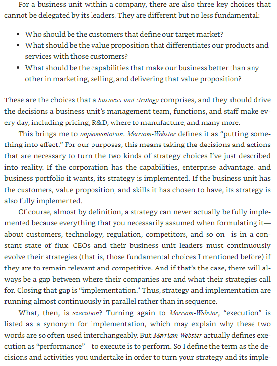 HBR Guide To Executing Your Strategy (HBR Guide)