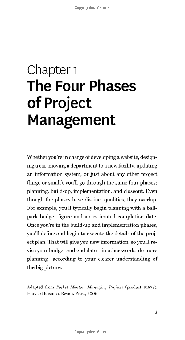 HBR Guide to Project Management (HBR Guide Series)