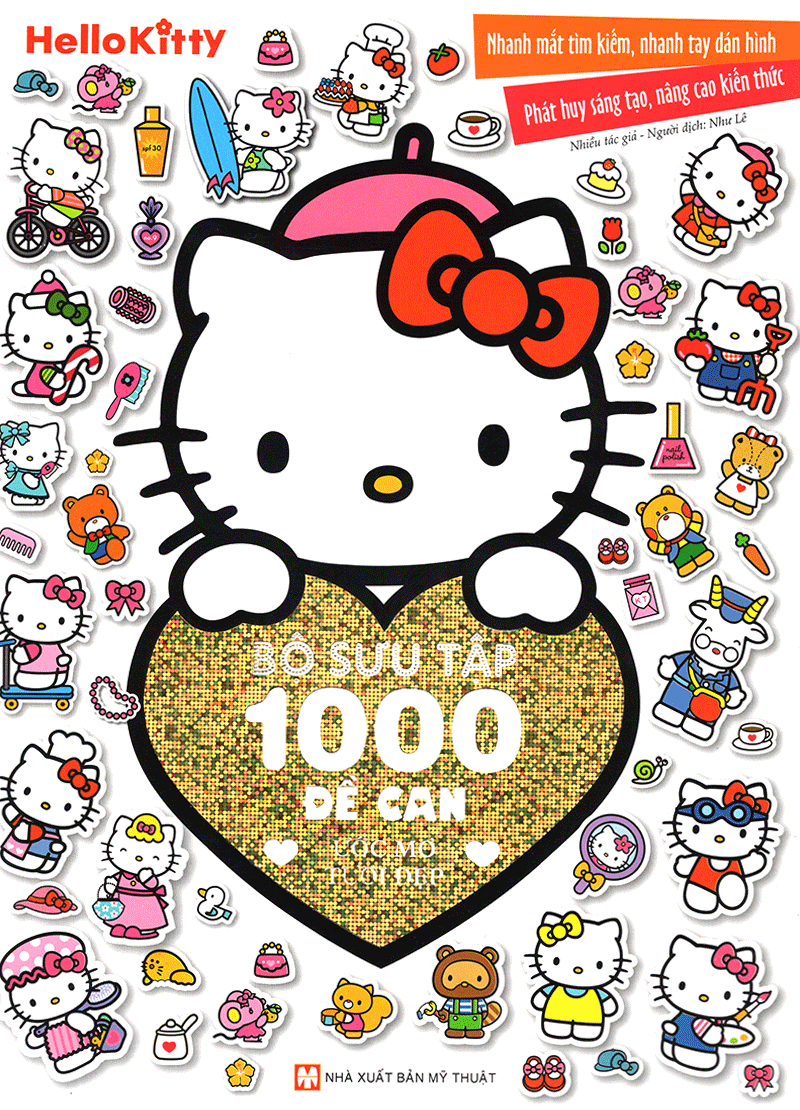 Sách Hello Kitty - Bộ Sưu Tập 1000 Đề Can - Ước Mơ Tươi Đẹp - FAHASA.COM