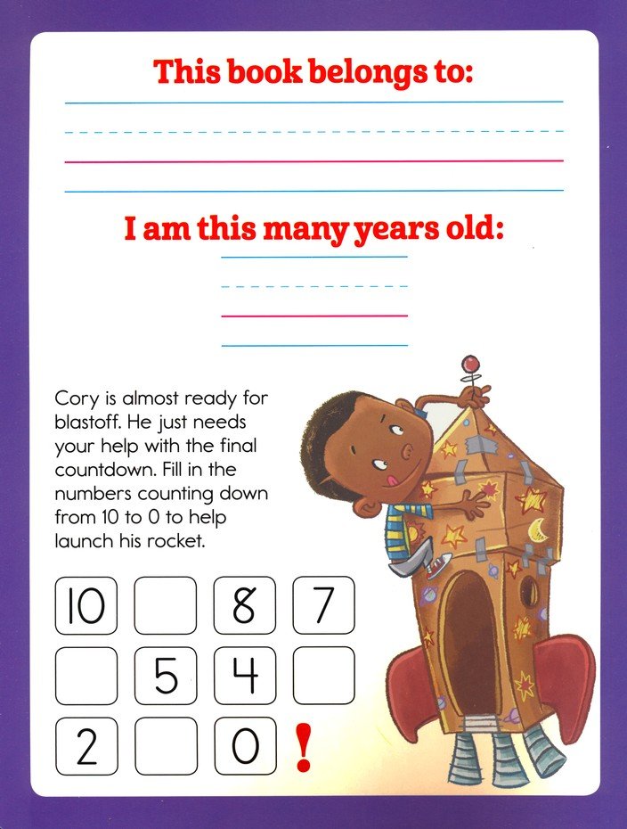 Highlights Kindergarten Learning Workbook Pack: Reading; Math Concepts ...