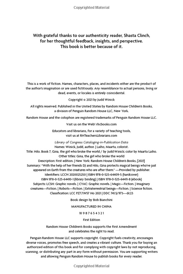 Hilo Book 7: Gina: The Girl Who Broke The World - FAHASA.COM