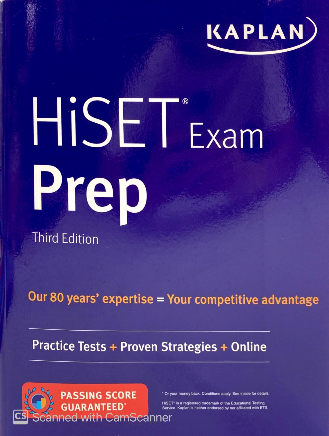 HiSET Exam Prep: Practice Tests + Proven Strategies + Online (Kaplan ...