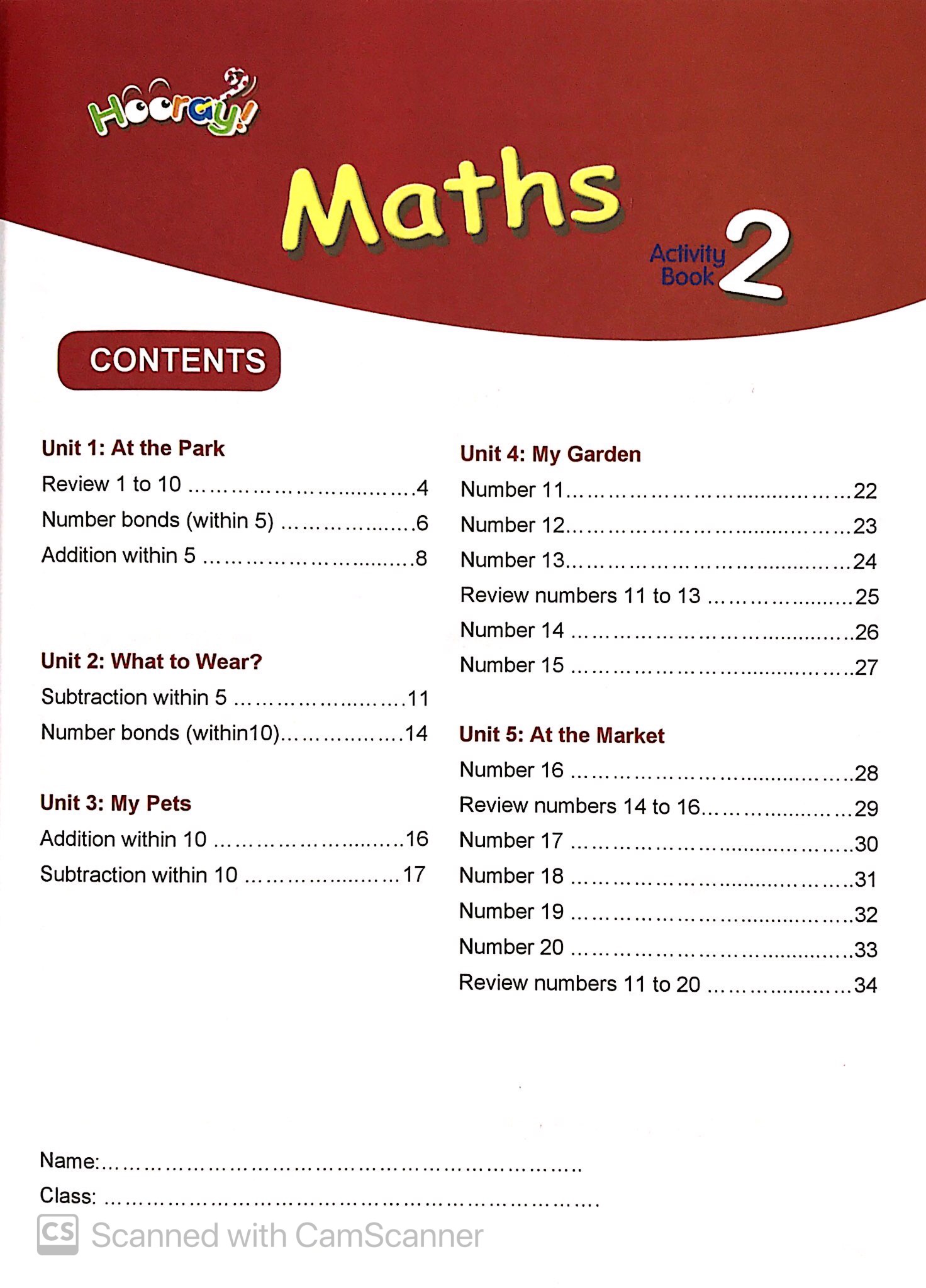 Sách Hooray Math - Để Con Không Còn Sợ Toán (Activity Book 2) - FAHASA.COM