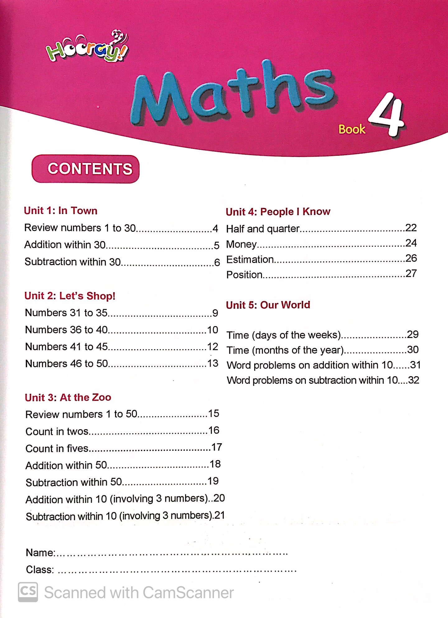 Sách Hooray Math - Để Con Không Còn Sợ Toán (Book4) - FAHASA.COM