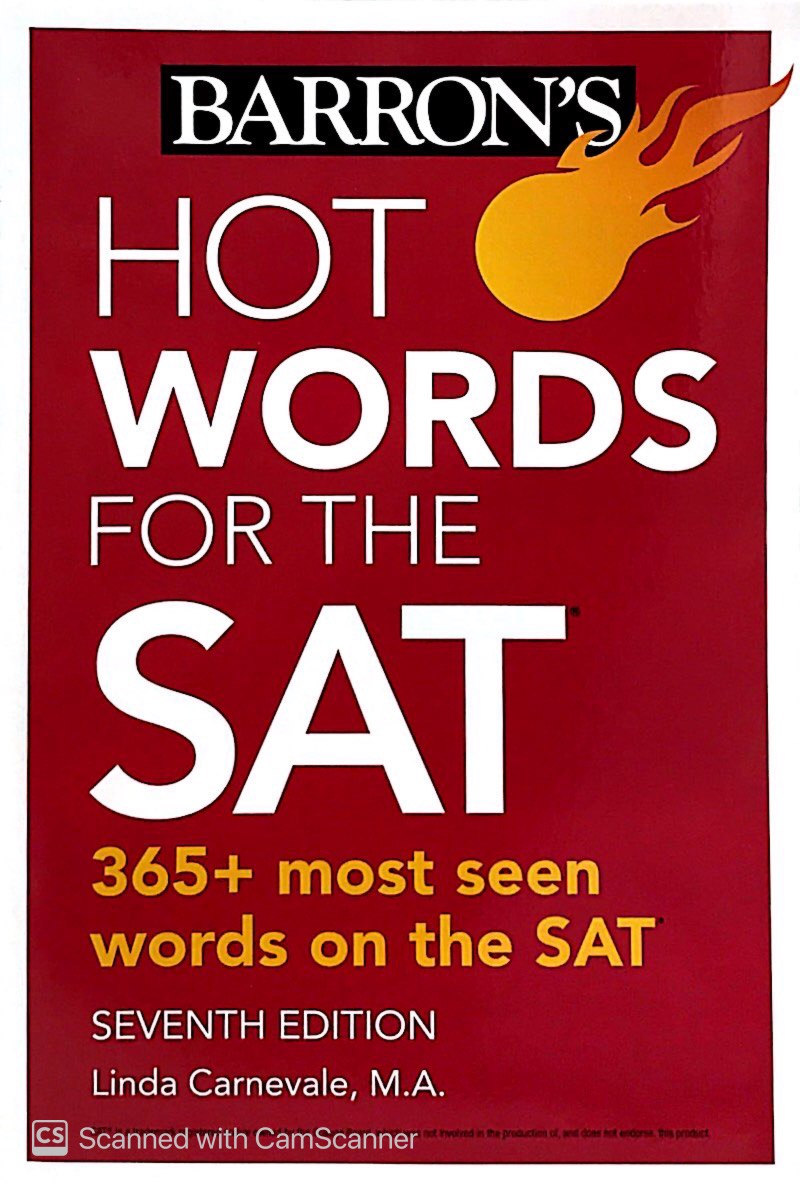 Hot Words For The SAT (Barron's Test Prep)