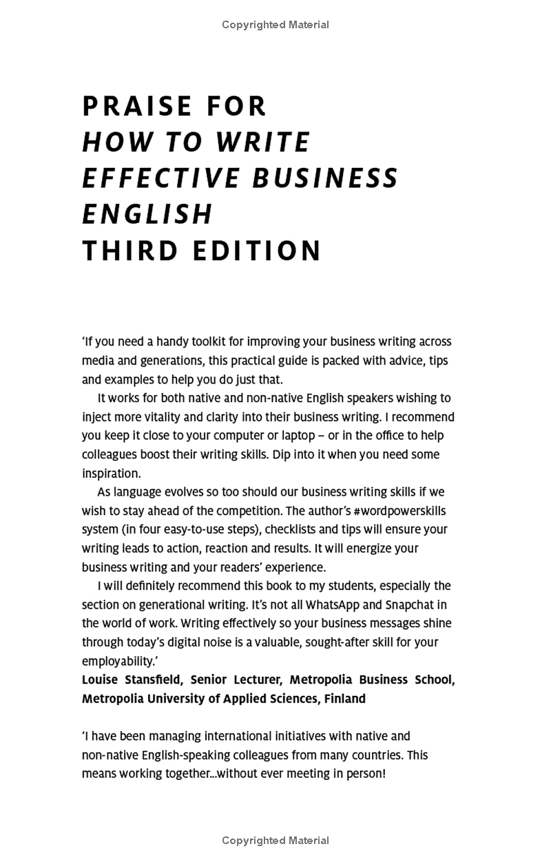 How To Write Effective Business English: Your Guide To Excellent ...