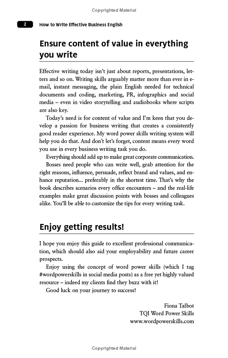 How To Write Effective Business English: Your Guide To Excellent ...