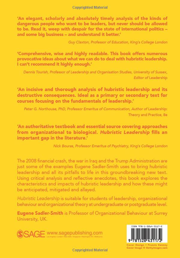 Hubristic Leadership - FAHASA.COM