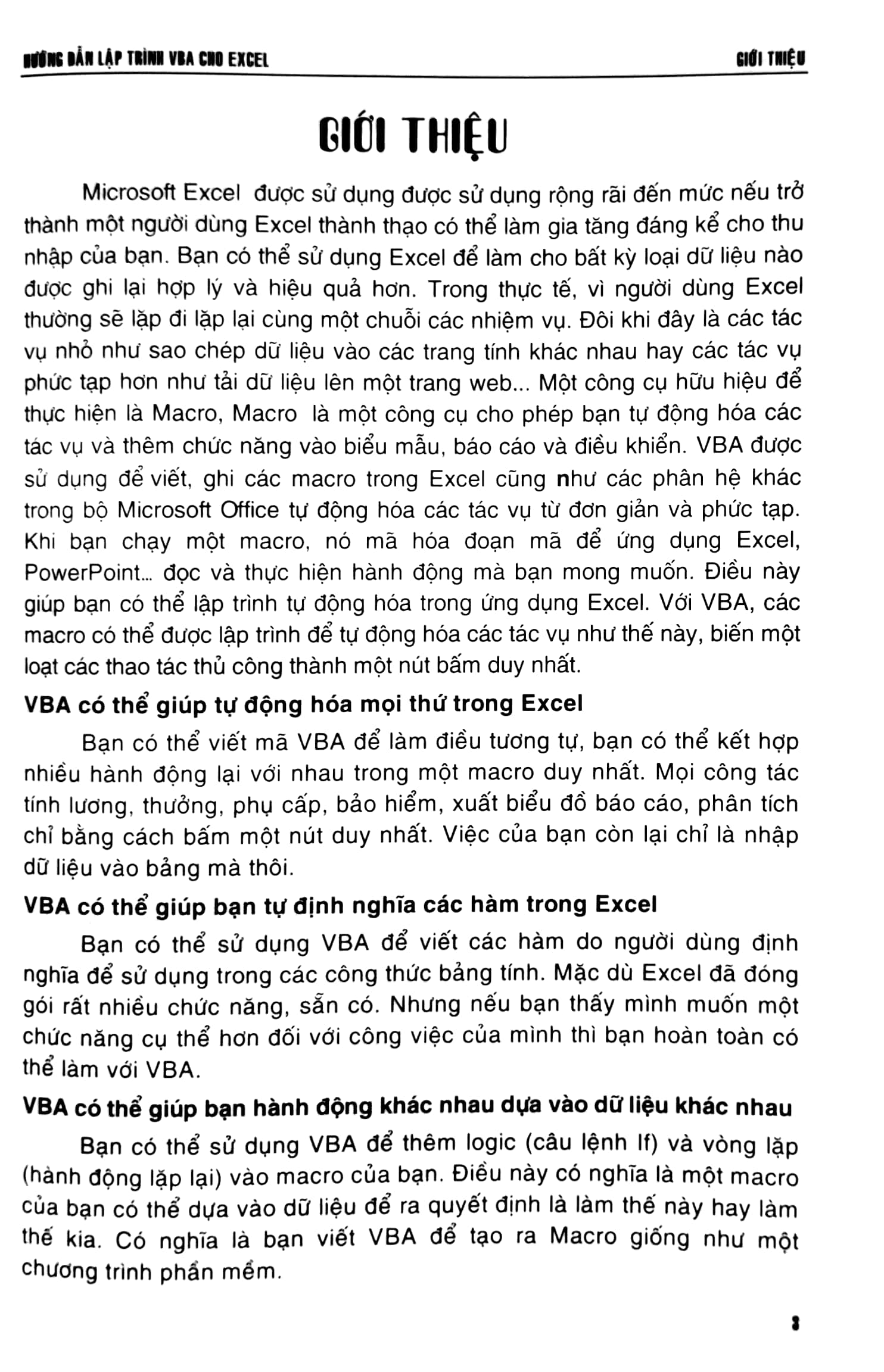 Hướng Dẫn Lập Trình VBA Cho Excel PDF - YDS.EDU.VN