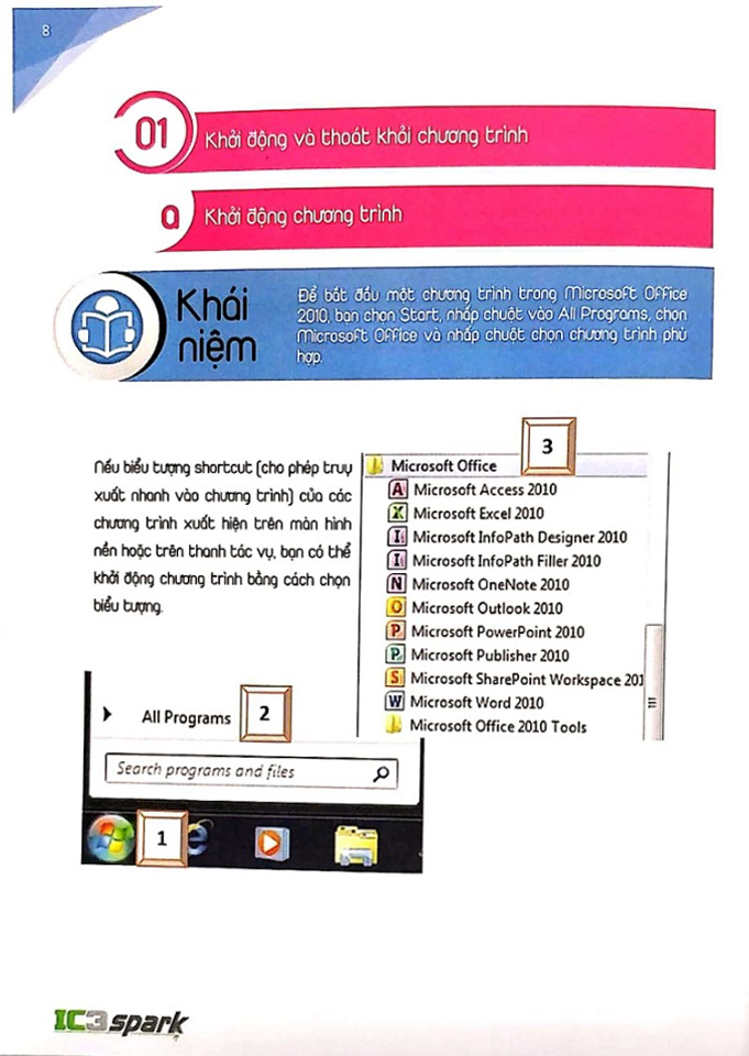 [Tải PDF] IC3 Spark - Các Ứng Dụng Chủ Chốt - Tập 1: Microsoft Office ...