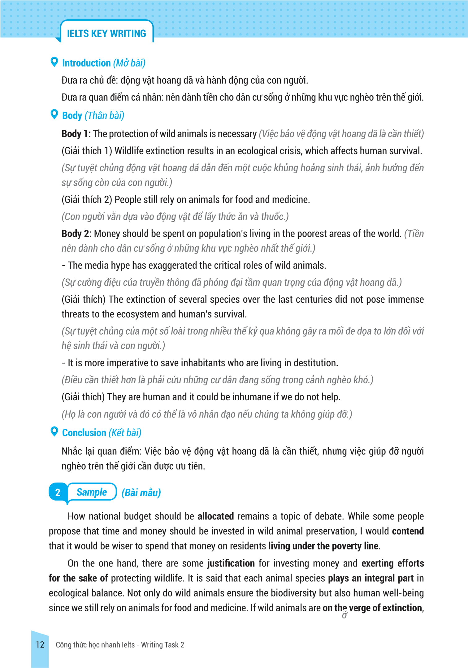 IELTS KEY WRITING - Công Thức Học Nhanh IELTS - Writing Task 2 PDF ...