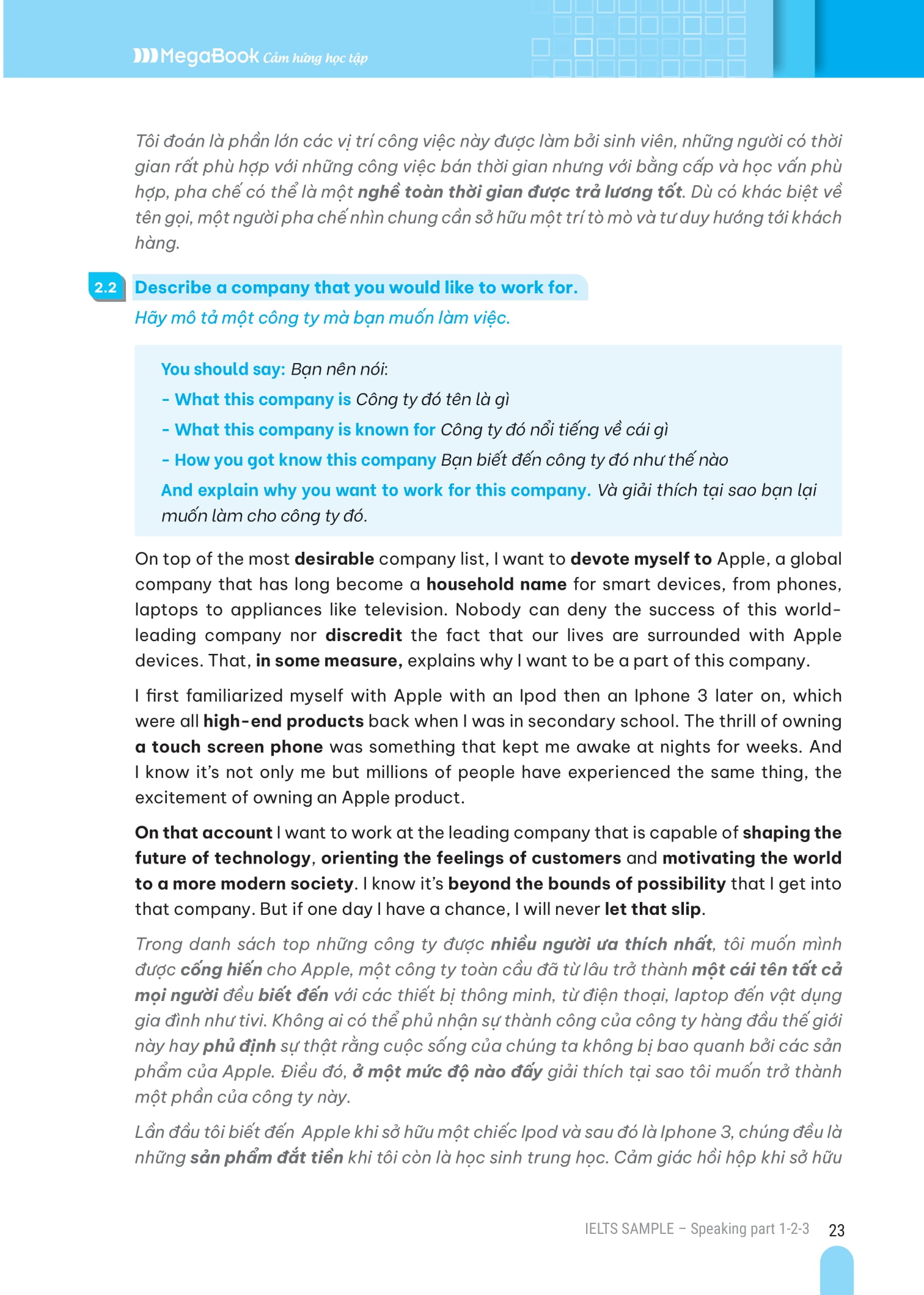 IELTS Sample Speaking Part 1-2-3 Tuyển Tập Câu Trả Lời Mẫu Hay Nhất PDF ...