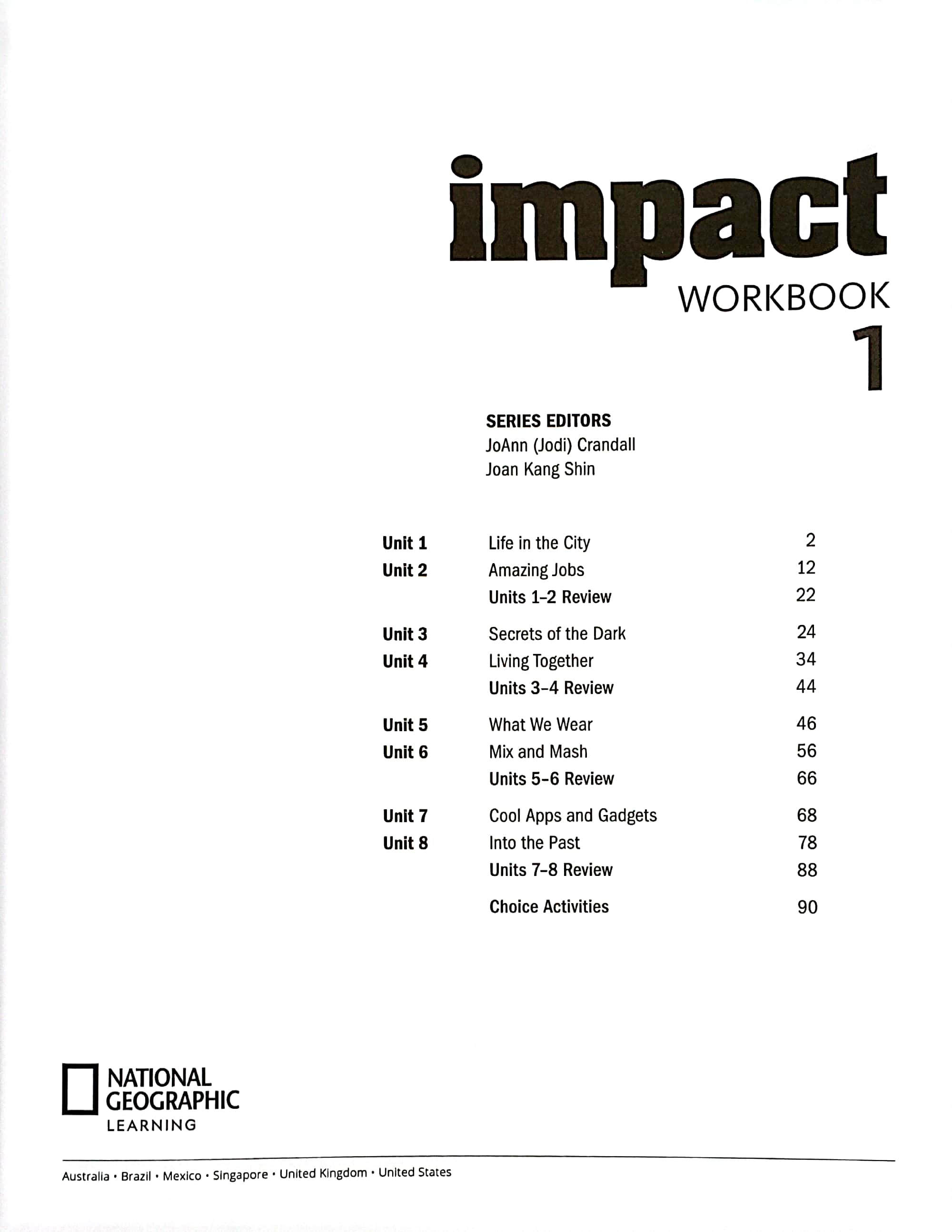 Impact British English 1: Workbook - FAHASA.COM