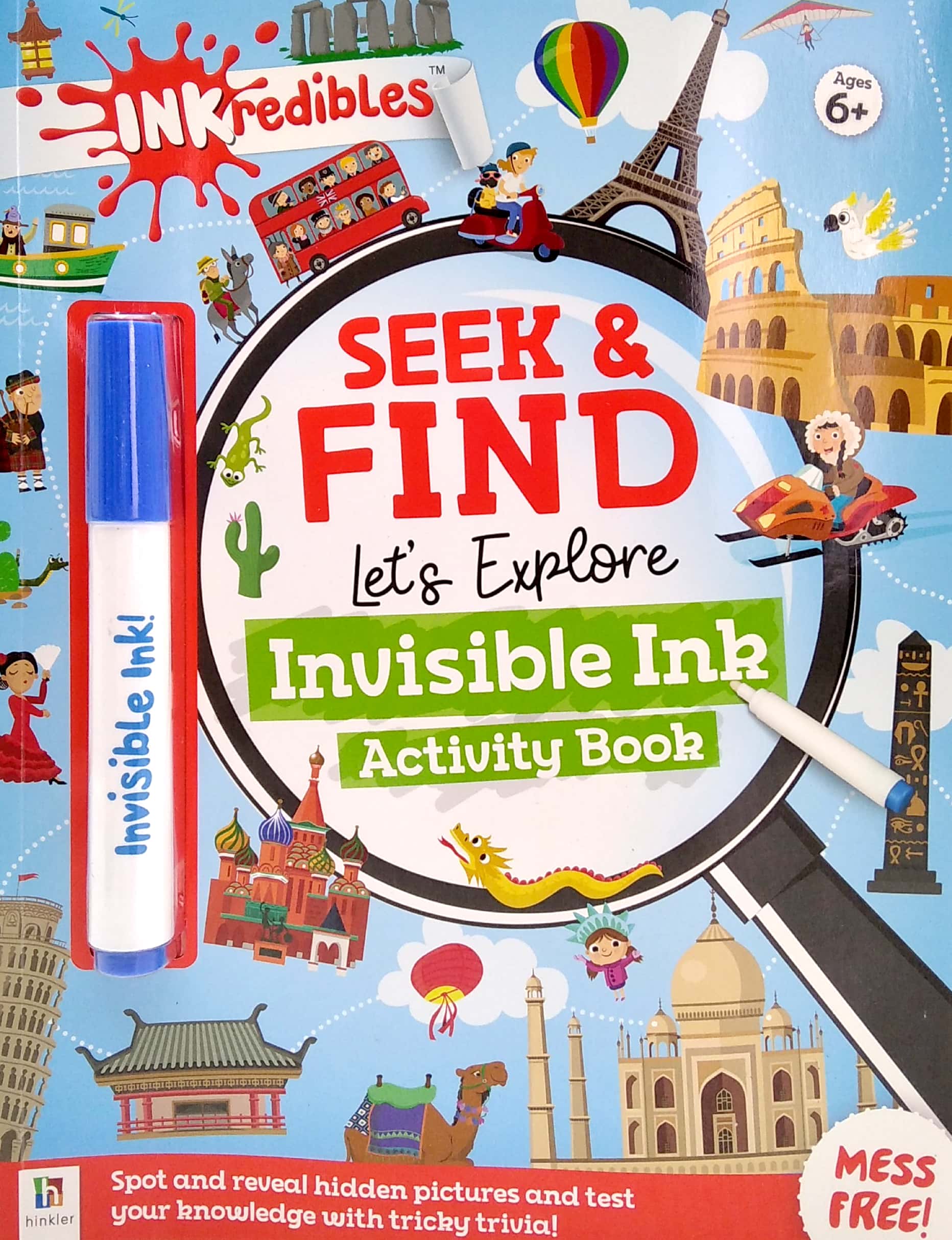 Inkredibles Seek And Find: Let's Explore Invisible Ink Activity Book