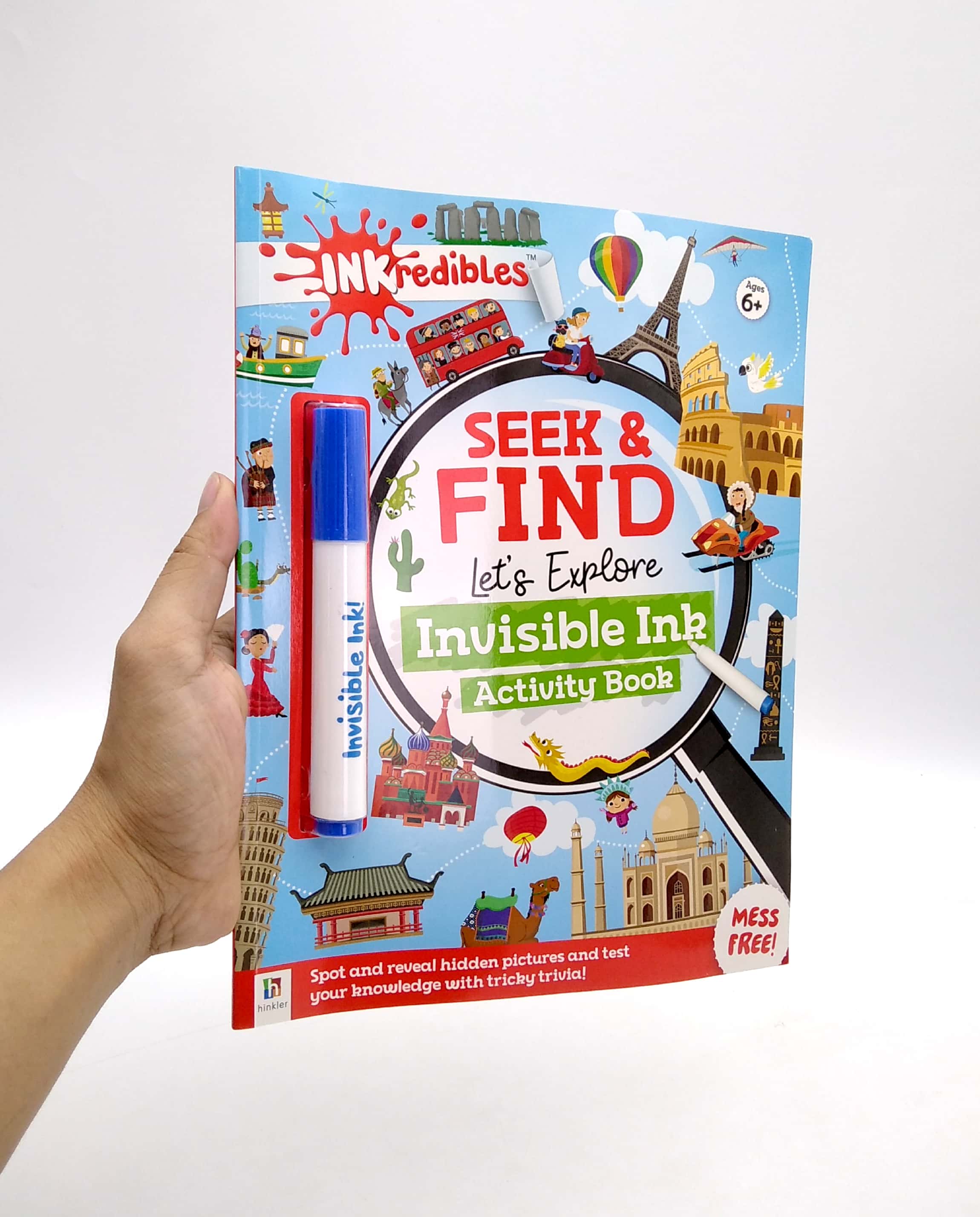 Inkredibles Seek And Find: Let's Explore Invisible Ink Activity Book