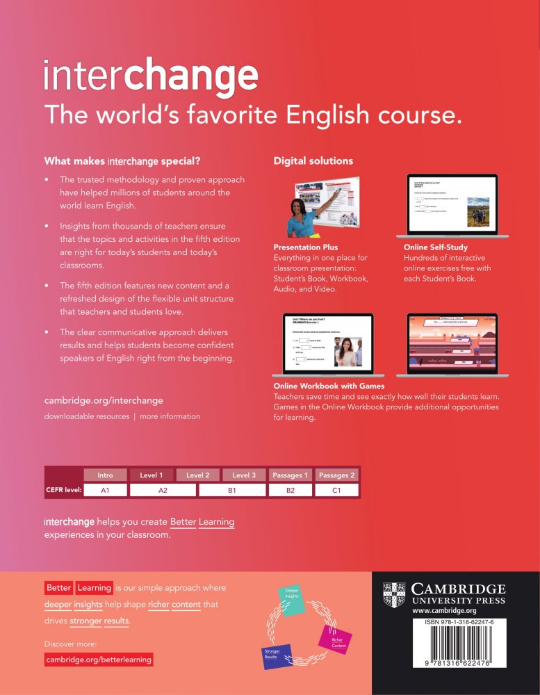 Interchange Level 1 Student's Book With Online Self-Study - 5th Edition ...