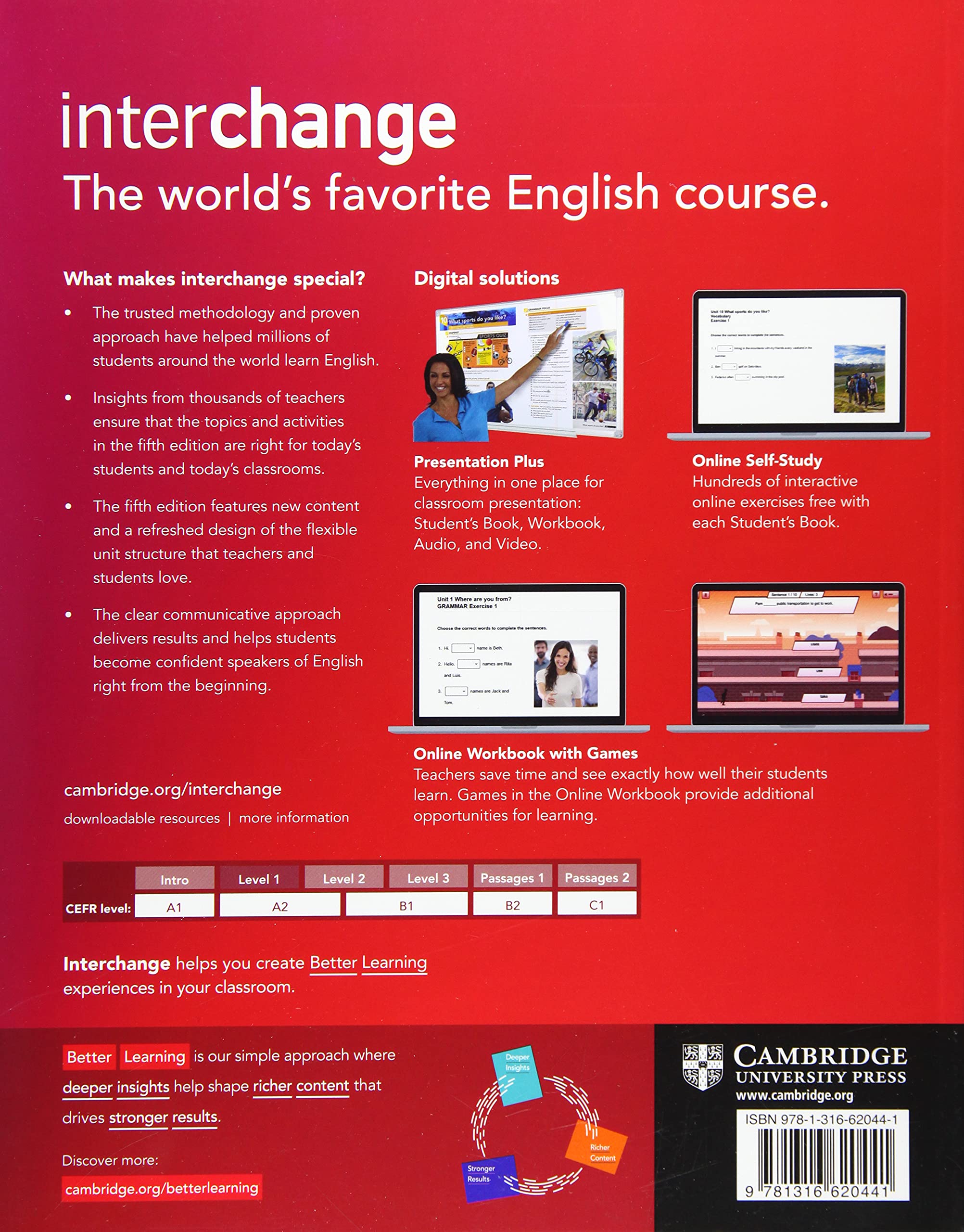 Interchange Level 1 Student's Book With Online Self-Study And Online ...