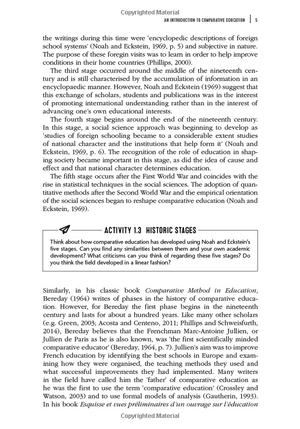 Introduction To Comparative And International Education