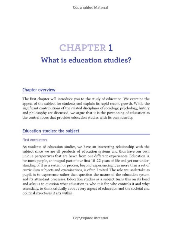 Introduction To Education Studies (Educational Studies: Key Issues ...