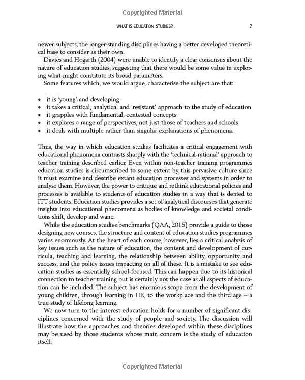 Introduction To Education Studies (Educational Studies: Key Issues ...