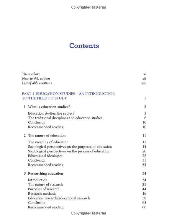 Introduction To Education Studies (Educational Studies: Key Issues ...