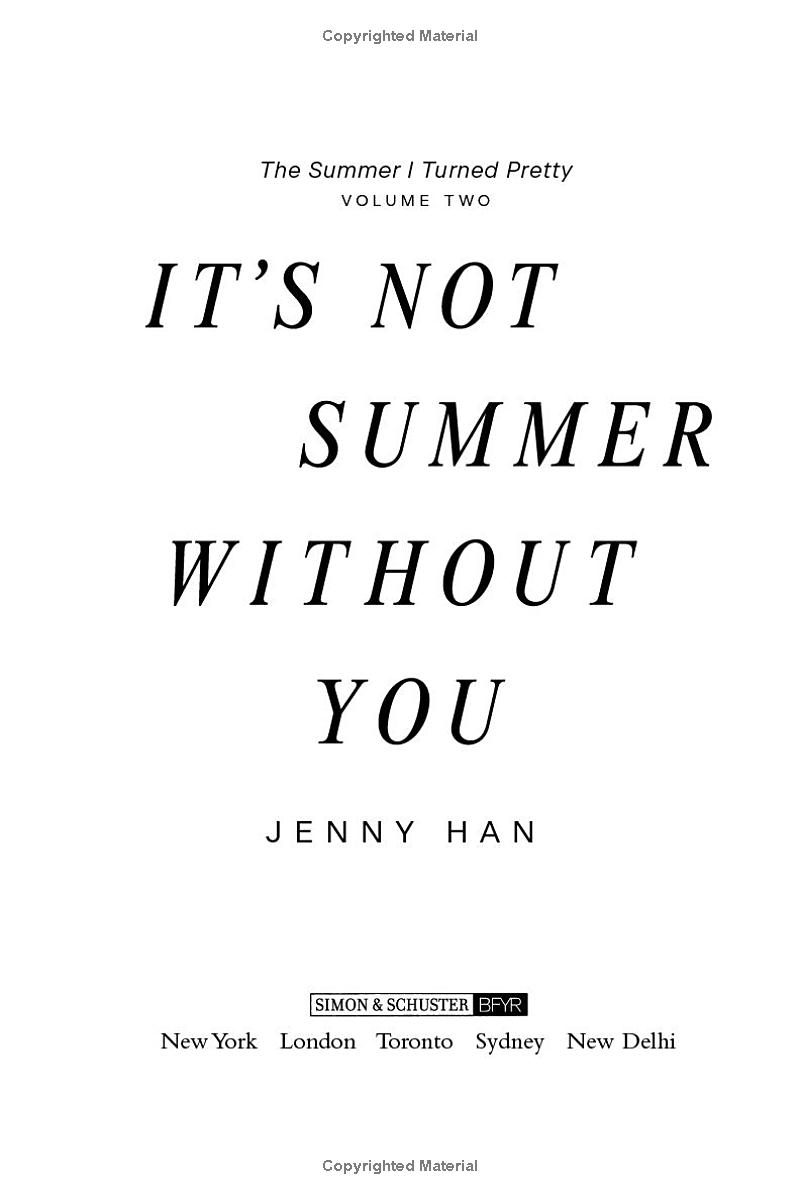 It's Not Summer Without You (The Summer Series Book 2) - FAHASA.COM