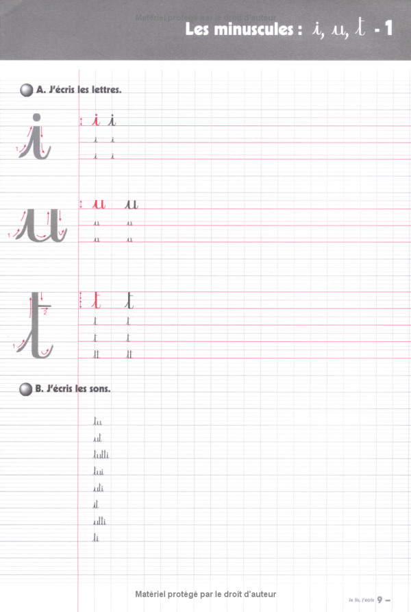 Je lis, j'écris le français: Cahier d'autonomie