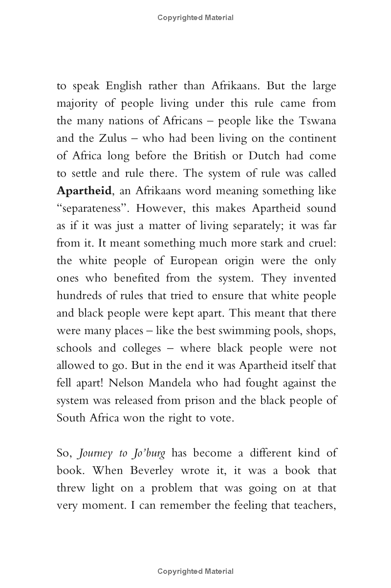 Journey To Jo'burg: A South African Story