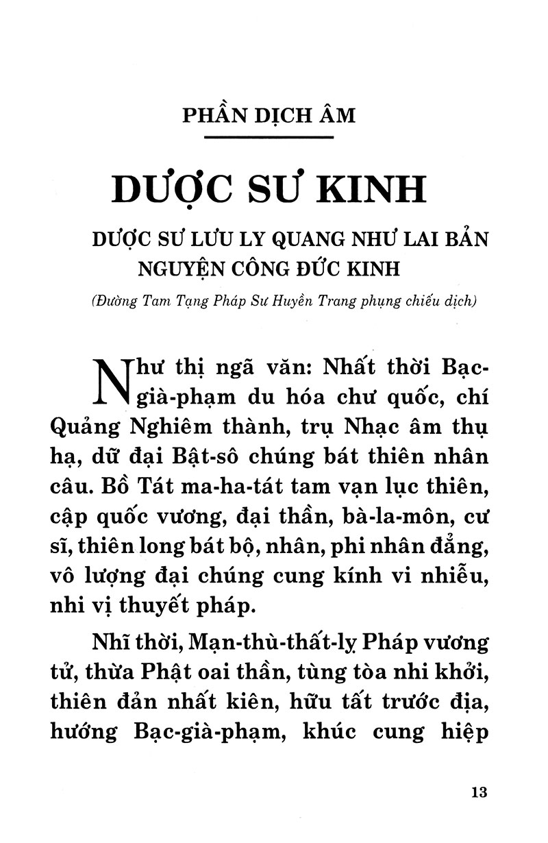Sách Kinh Dược Sư - Lưu Ly Quang Như Lai Bổn Nguyện Công Đức - FAHASA.COM