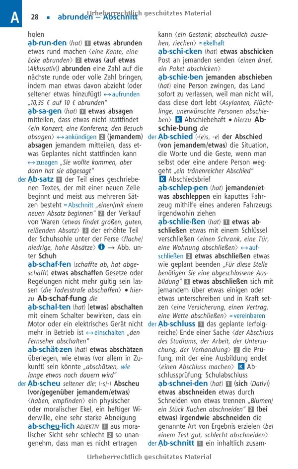 Langenscheidt Schulwörterbuch Deutsch als Fremdsprache - FAHASA.COM