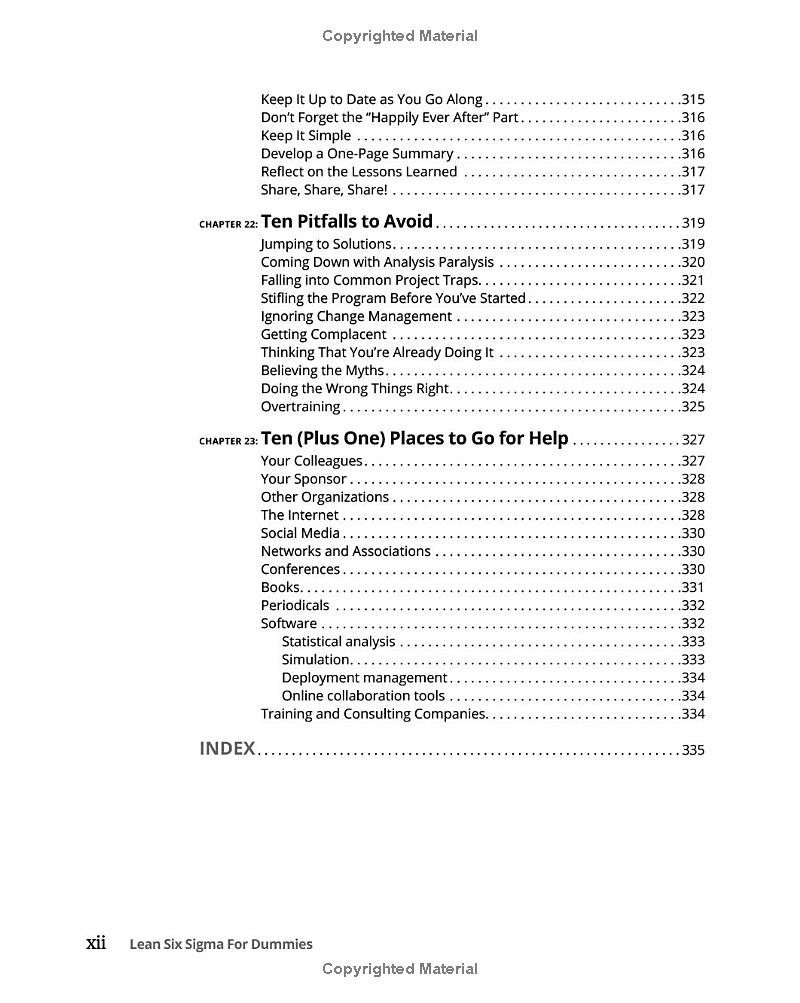 Lean Six Sigma For Dummies 4th Edition - FAHASA.COM