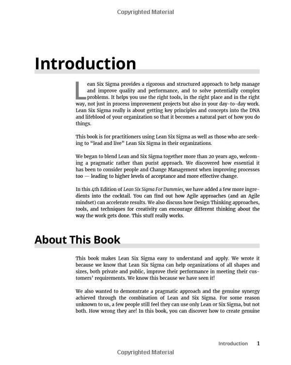 Lean Six Sigma For Dummies 4th Edition - FAHASA.COM