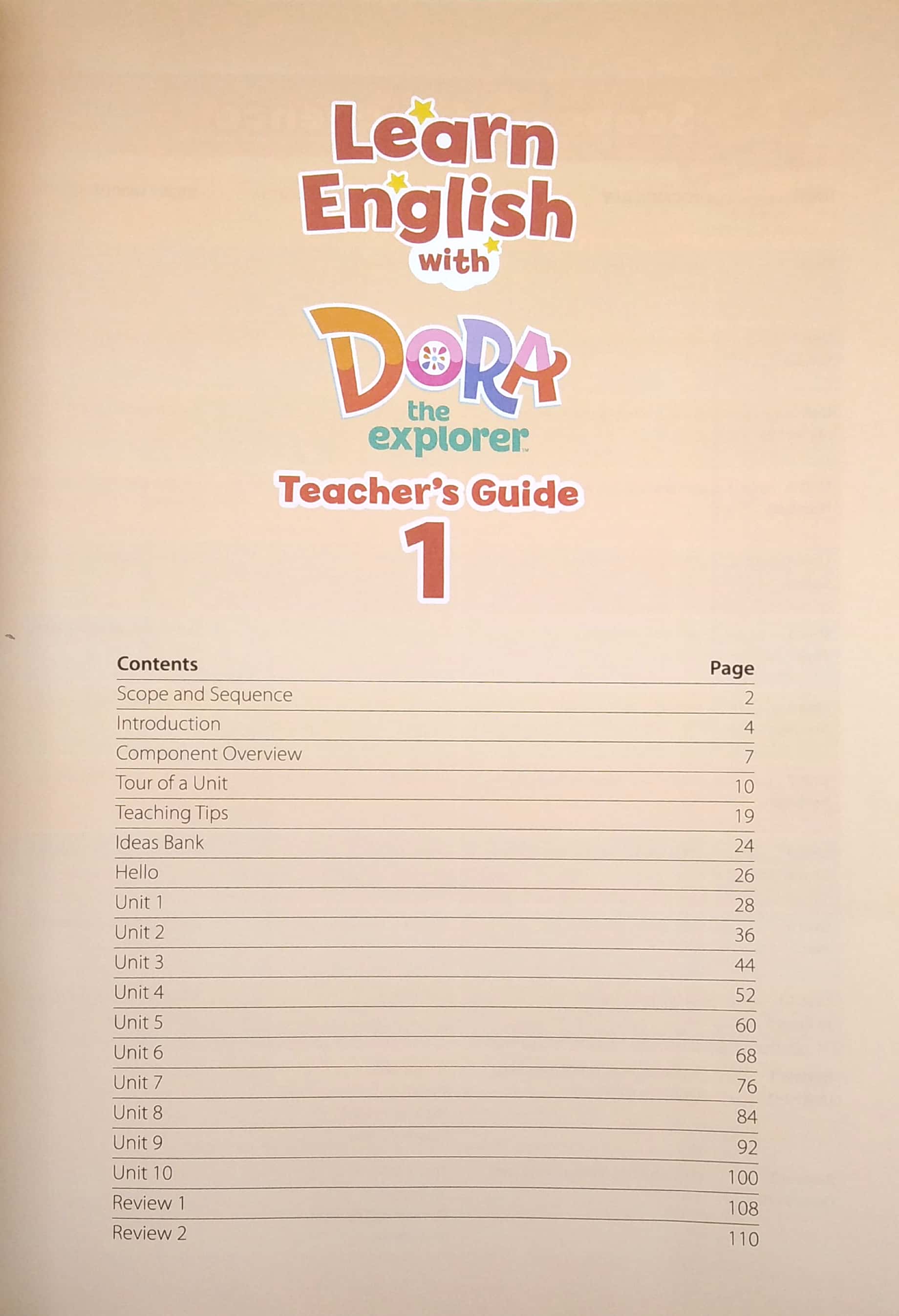 Learn English With Dora The Explorer: Level 1: Teacher's Pack