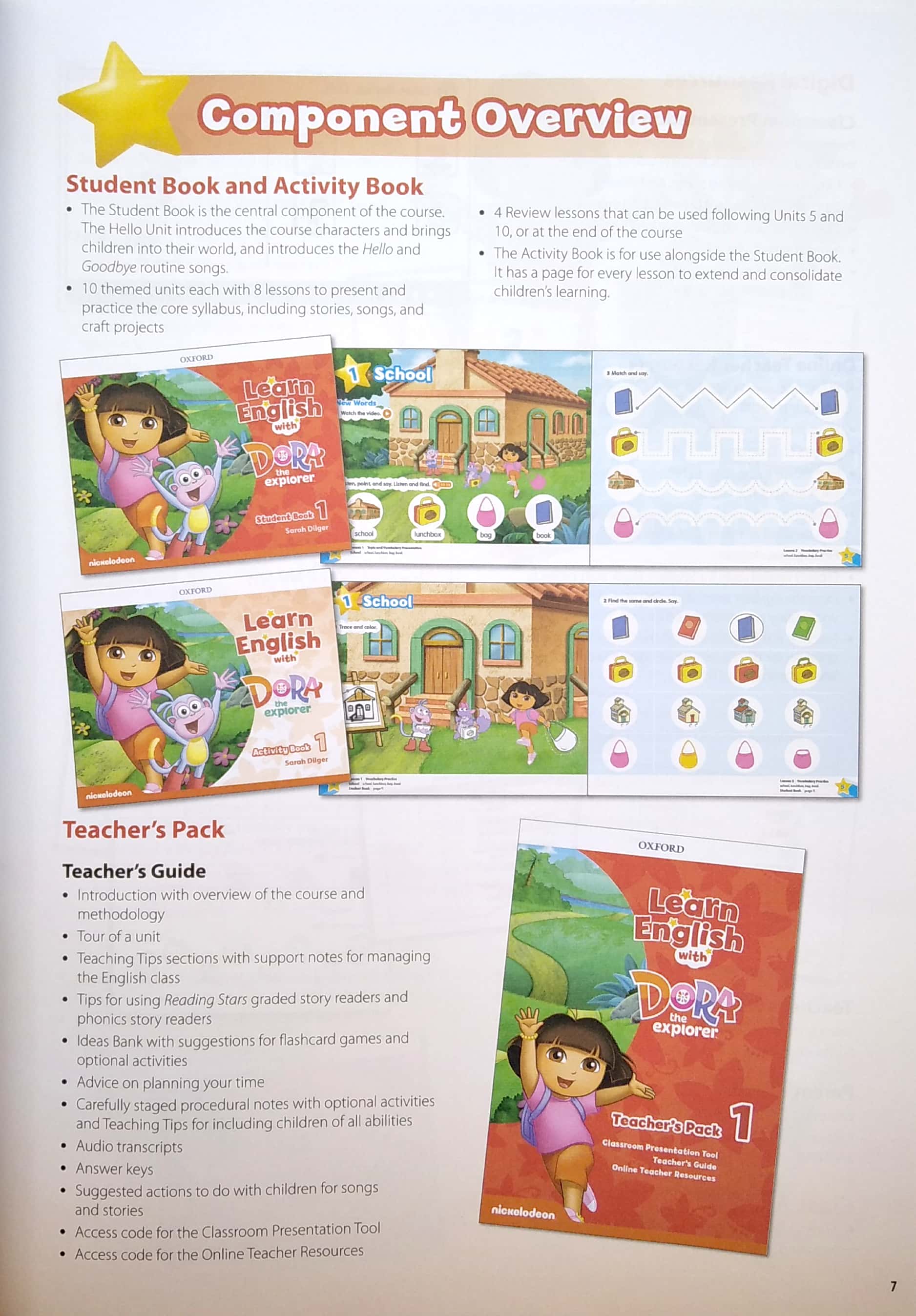 Learn English With Dora The Explorer: Level 1: Teacher's Pack