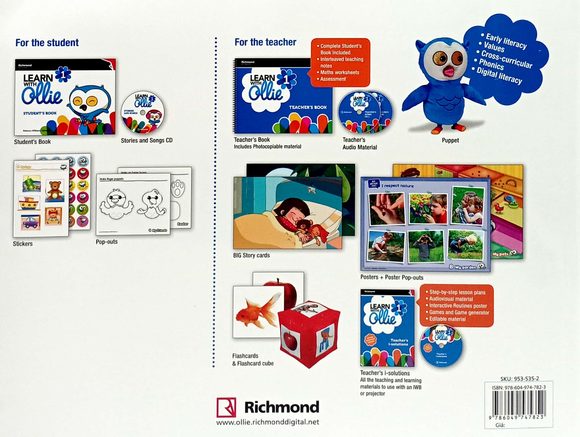 Learn with Ollie 1 Student's Pack - FAHASA.COM