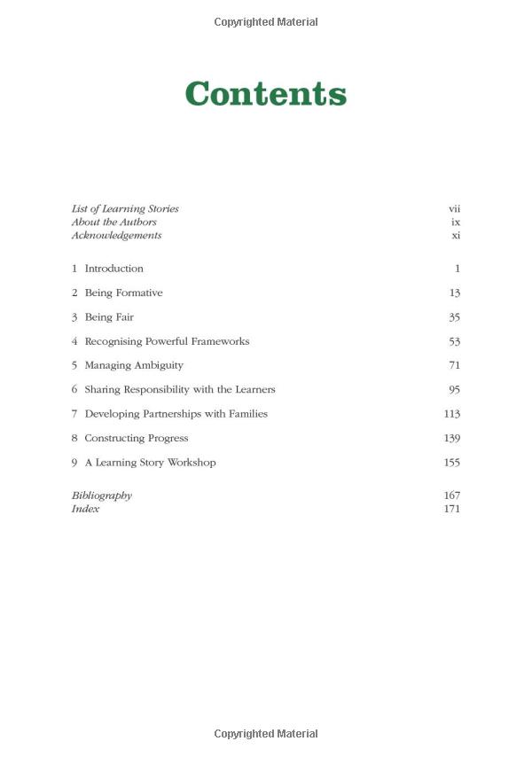 Learning Stories In Practice