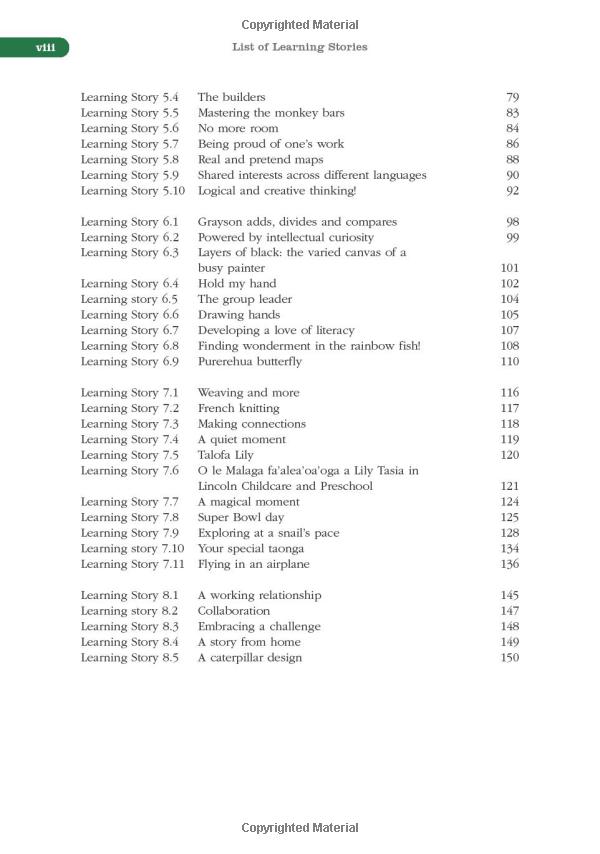 Learning Stories In Practice