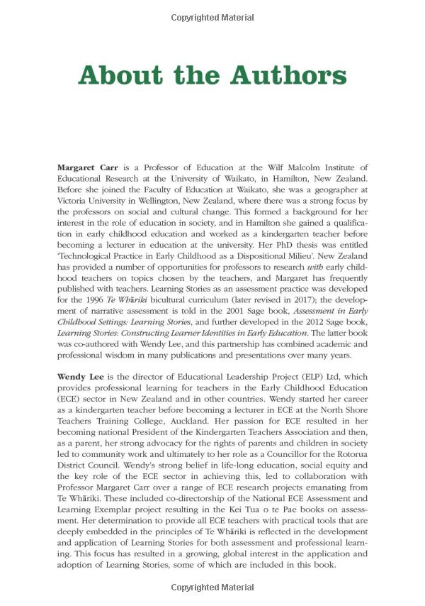 Learning Stories In Practice